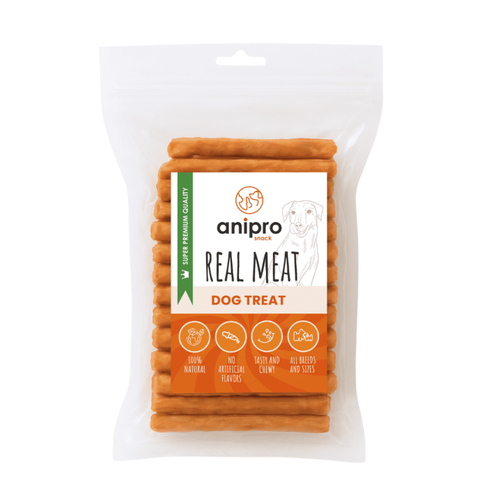 anipro - Протеинови лакомства за кучета - колагенови пръчици, 1 кг ...
