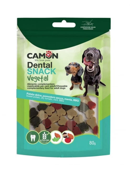 Dental Snack Допълваща храна за кучета в формата на кокалчета със ...